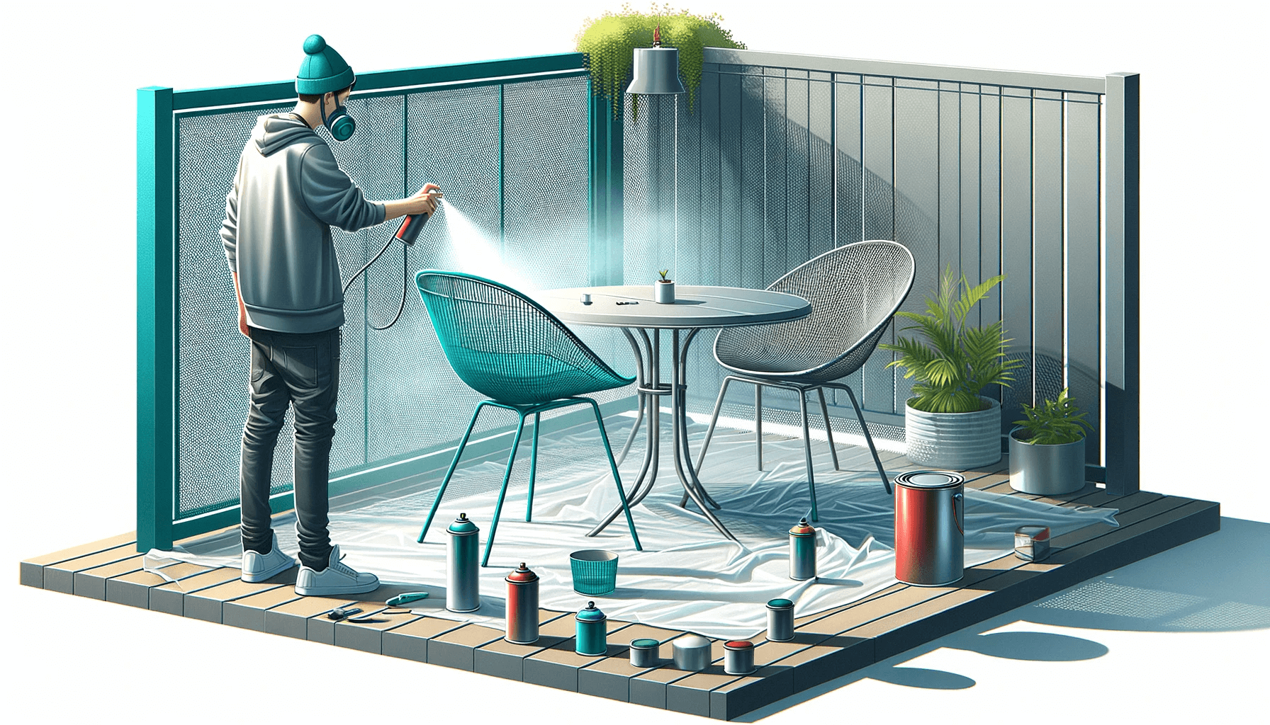 How To Paint Mesh Metal Patio Furniture: 6 Easy And Fun Steps